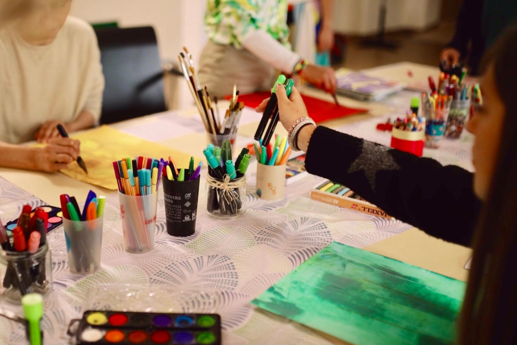 Ateliers en groupe art-thérapie | L'Arbre aux sens